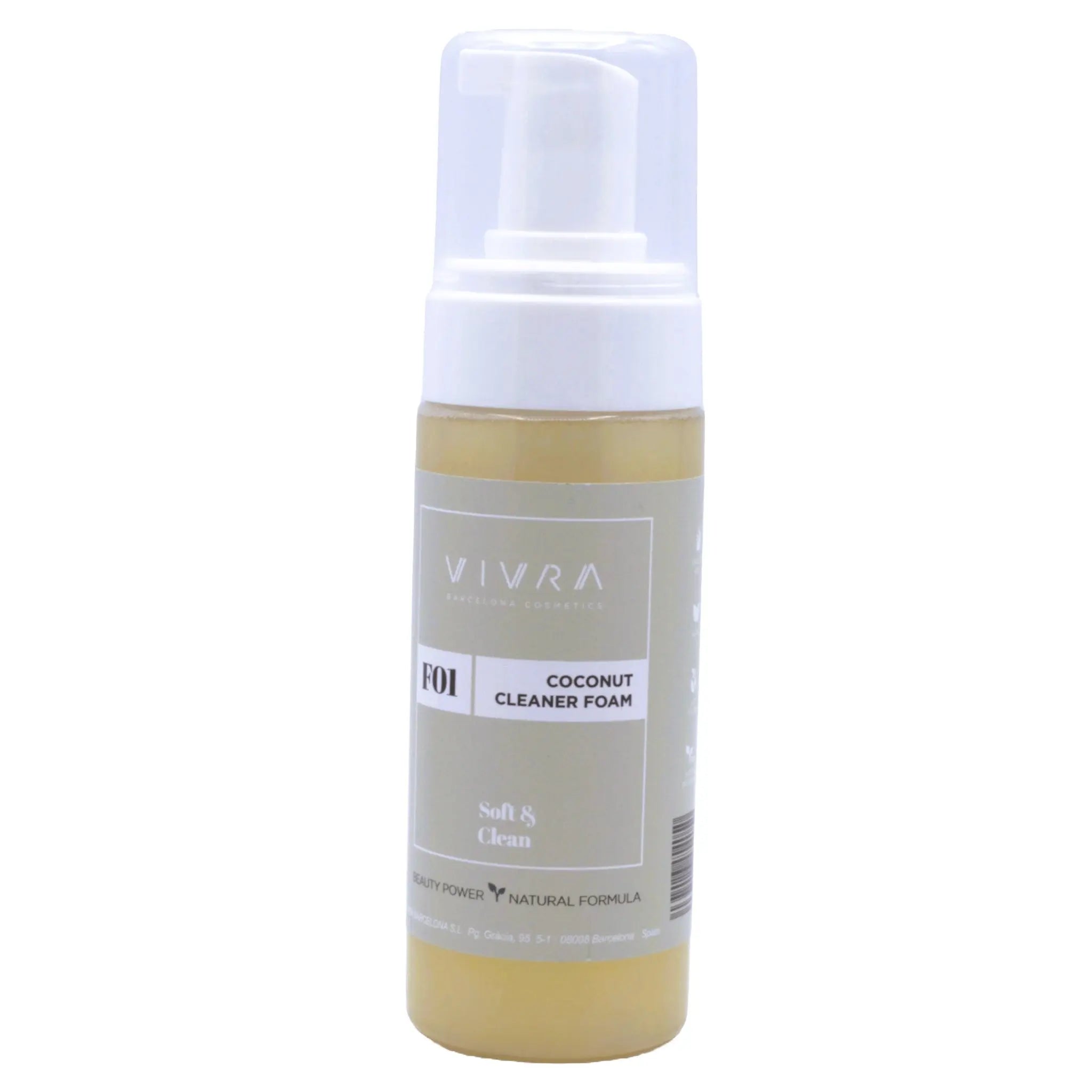 Limpiador Hidratante Natural a Base de Coco – VIVRA Barcelona Cosmetics